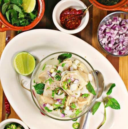 White Menudo Soup, a perfect meal in a bowl! | Mexican Food Recipes