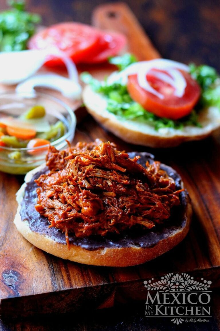 Pork in Achiote Sandwich-Easy Pibil Style Meal-Mexico in My Kitchen