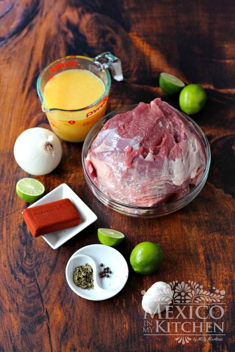 Pork in Achiote Sandwich-Easy Pibil Style Meal-Mexico in My Kitchen
