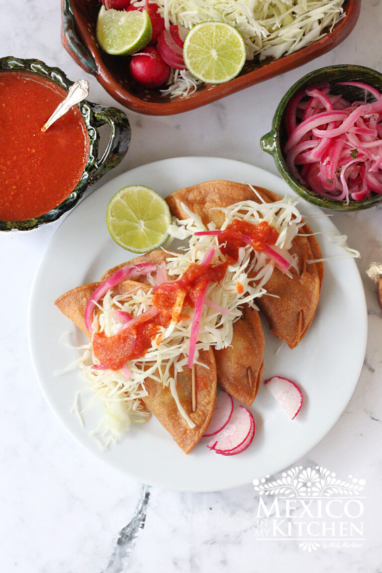 Cod Crispy Fish Tacos [Pescadillas] - Mexico In My Kitchen