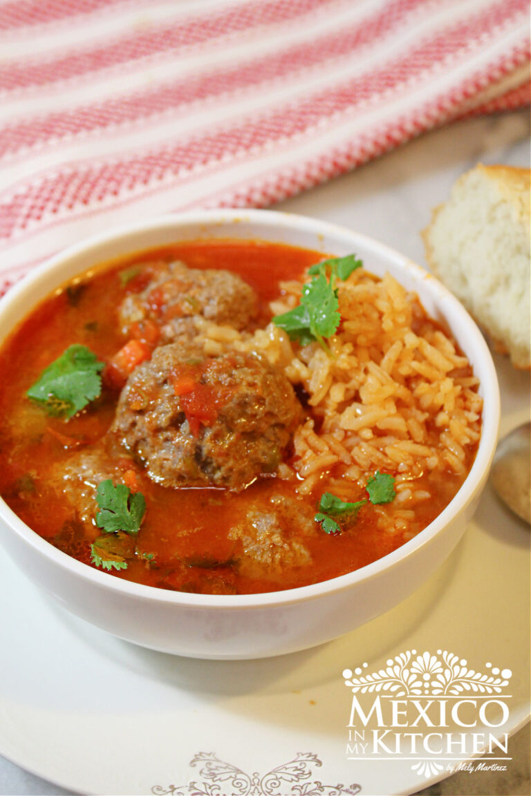 Mexican Meatball Soup (Sopa de Albondigas) - Mexican Recipes