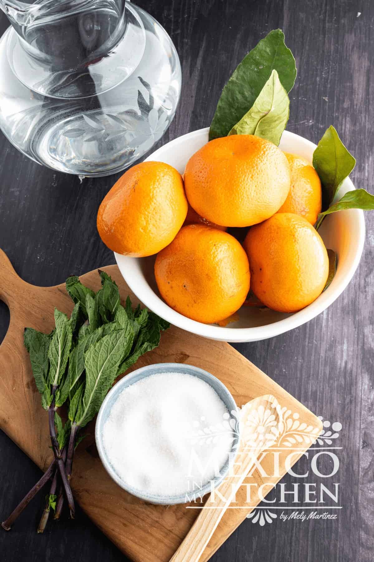 Tangerine Mint Agua Fresca - Mexico In My Kitchen