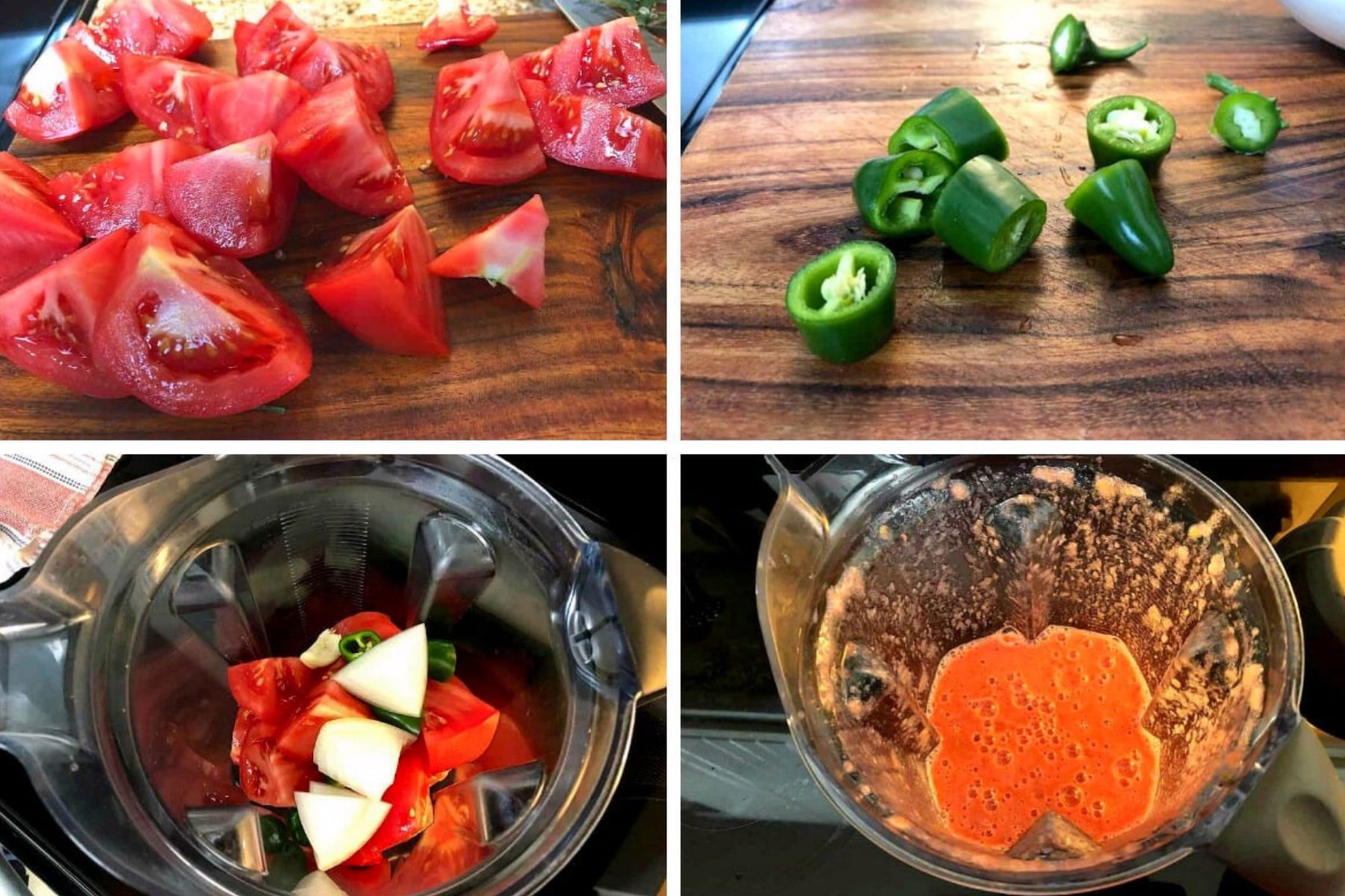 Fresh Homemade Salsa - Raw Red Salsa (Easy)