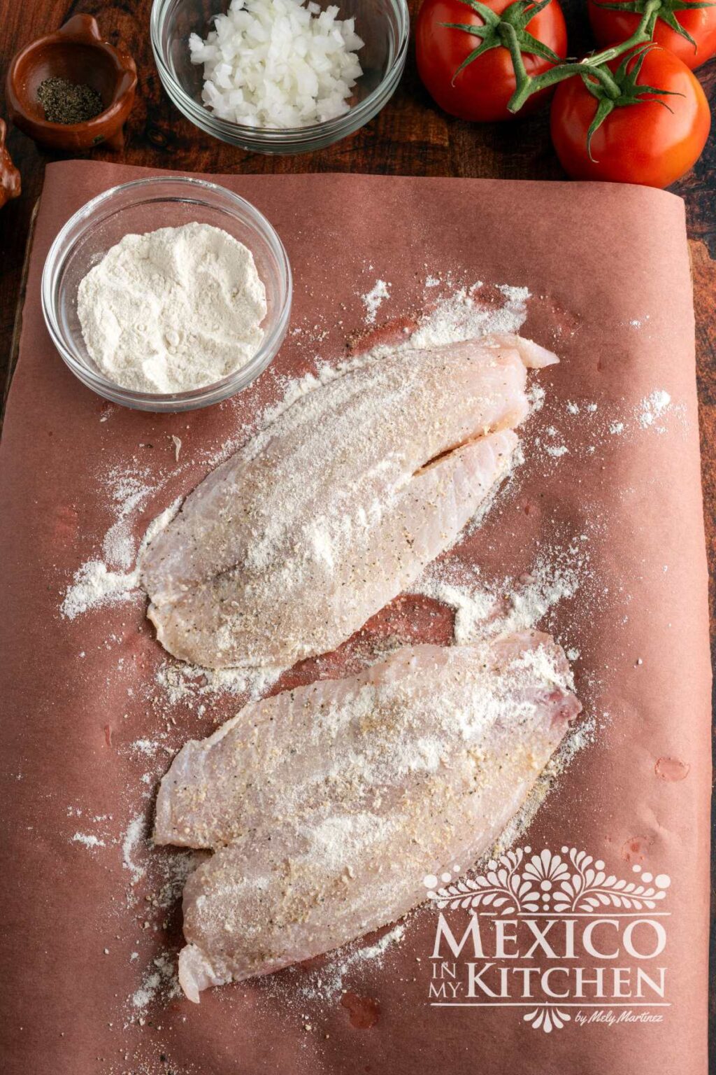 Fish Filet a la Mexicana | Filetes de Pescado a la Mexicana