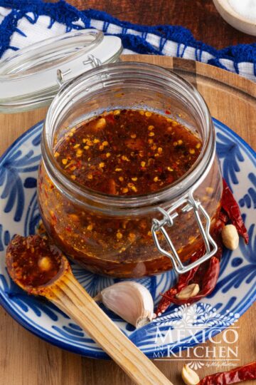 Salsa Macha (Authentic Mexican Recipe) Mexico in my kitchen