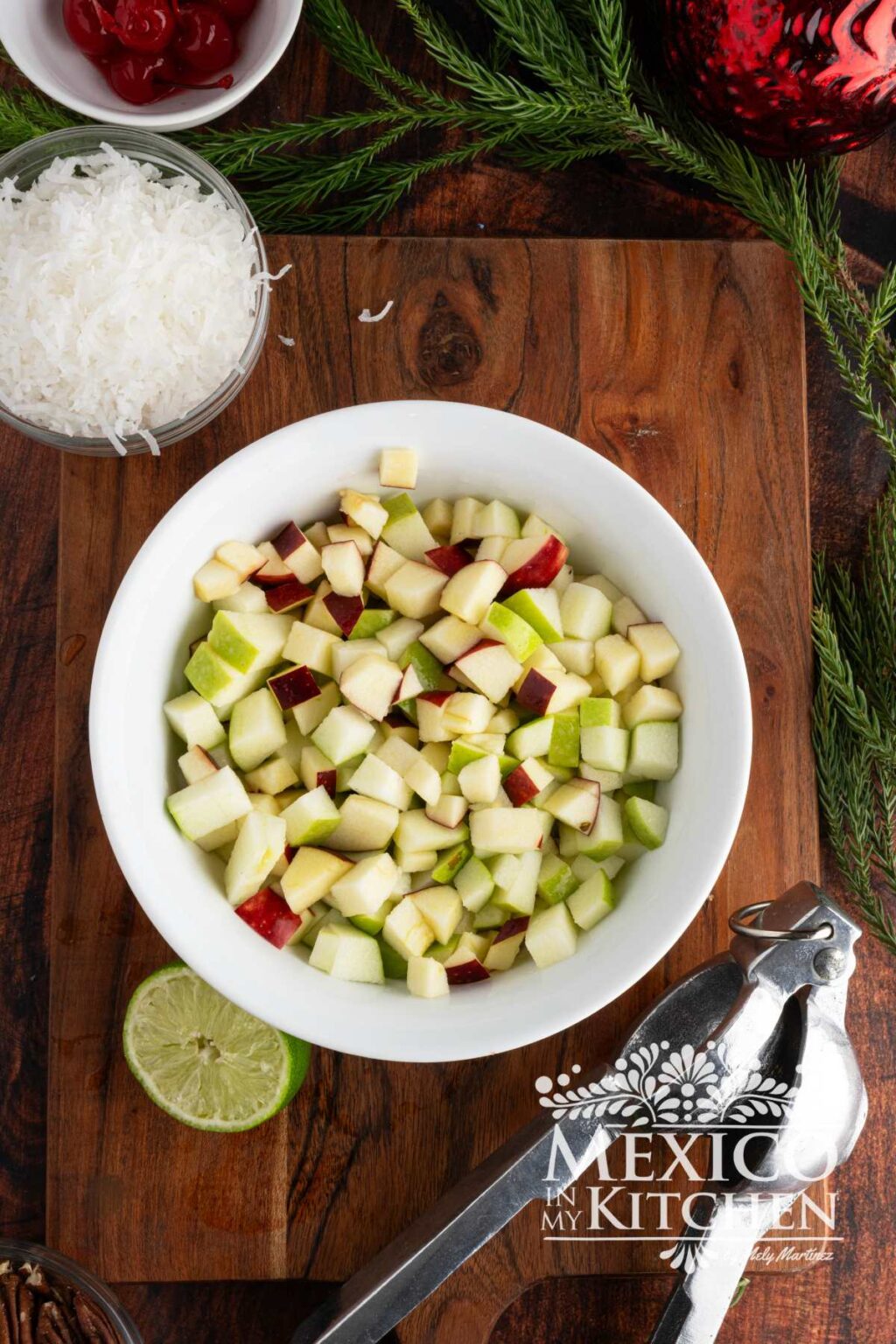 Ensalada Navideña | Mexican Christmas Fruit Salad