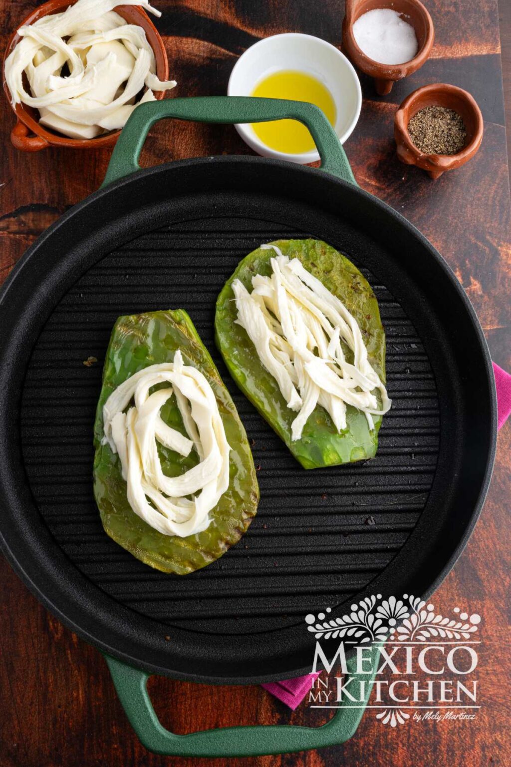 Grilled Cactus Recipe | Nopales Asados