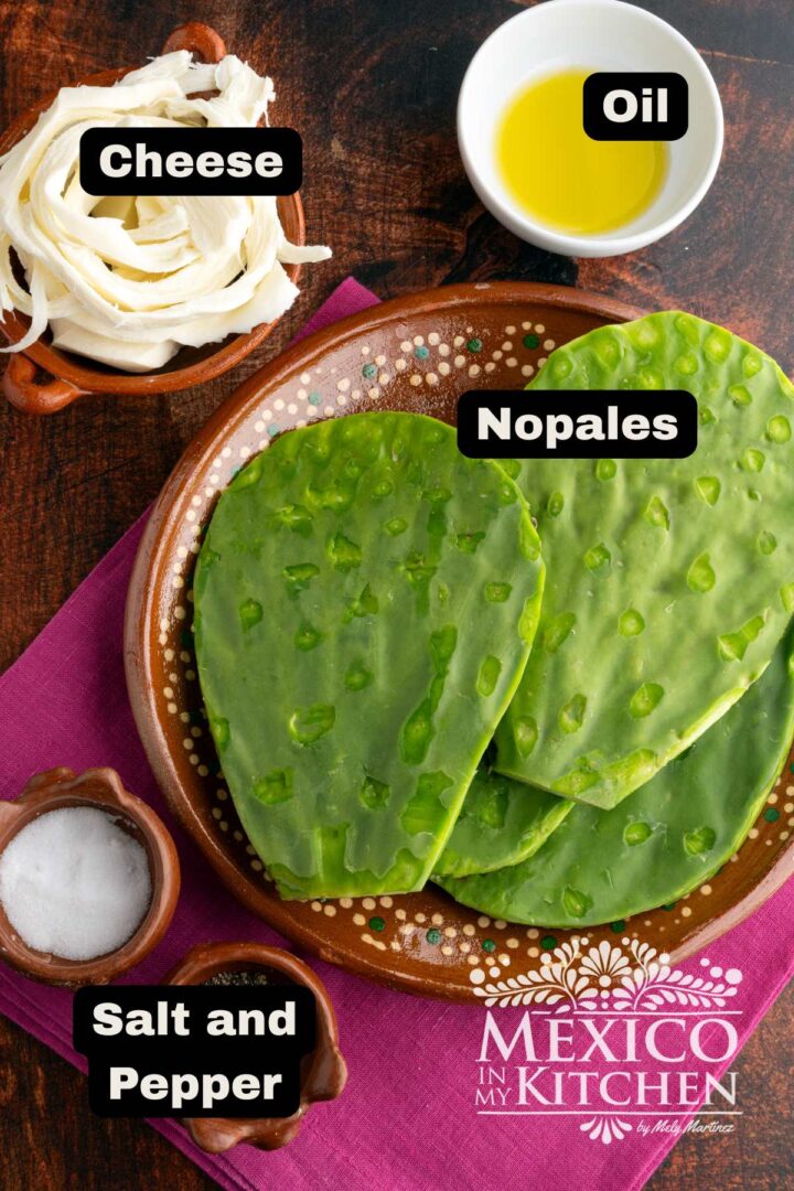Grilled Cactus Recipe | Nopales Asados