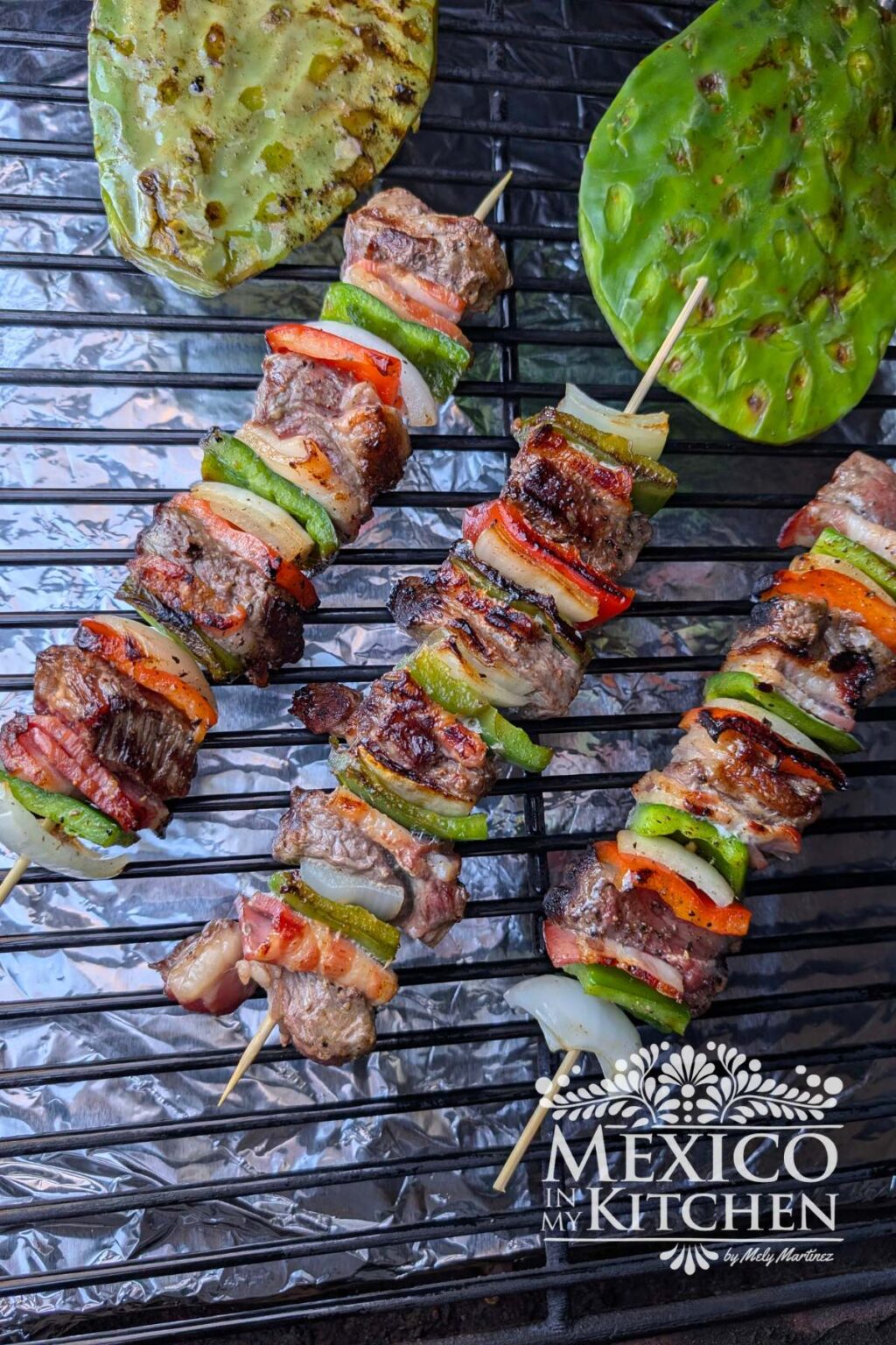 Mexican beef kabob | Alambres