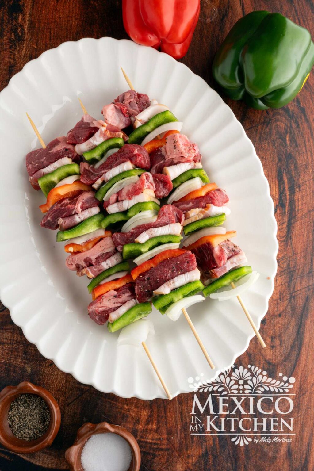 Mexican beef kabob | Alambres