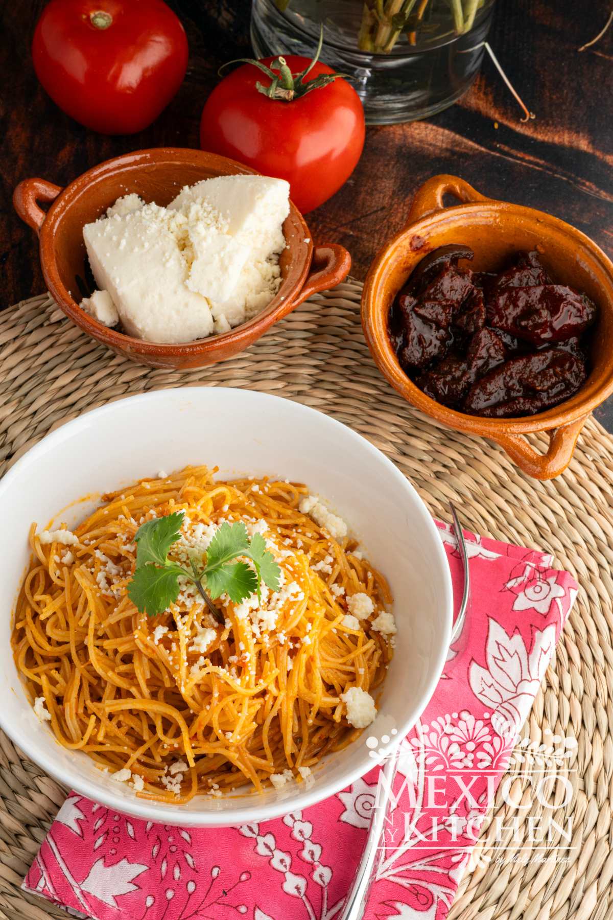 Sopa seca de fideo