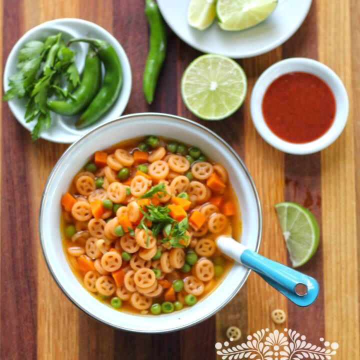 Pasta Soup Recipe | Sopa de Rueditas o Engranes