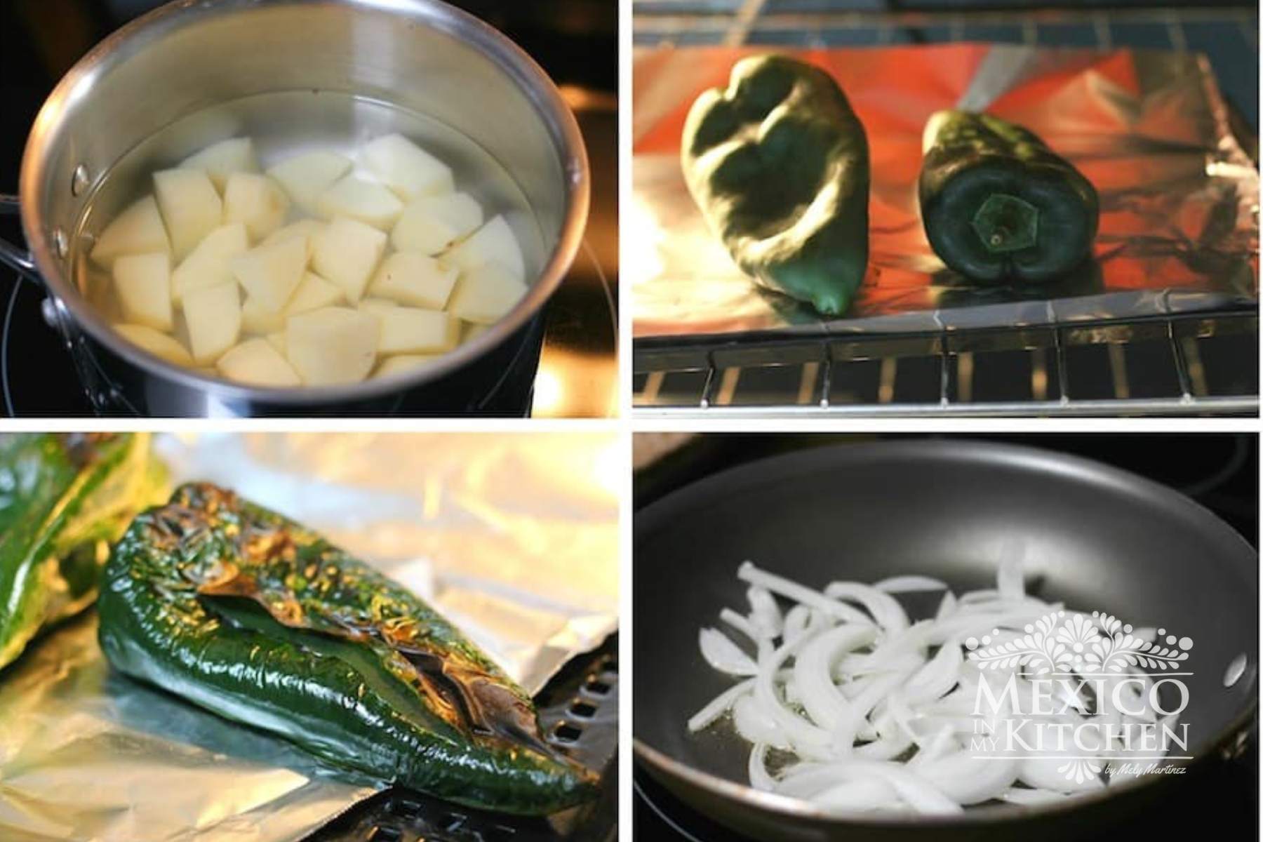 Poblano Potatoes Recipe - Learn how to do make it today.